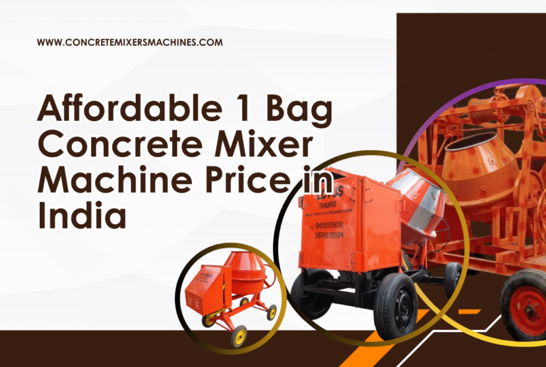 Affordable 1 Bag Concrete Mixer Machine Price in India - Concrete Mixer ...